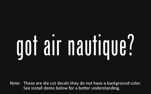 (2x) got air nautique? Sticker Die Cut Decal vinyl | eBay