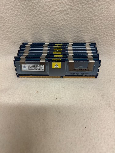 Lot of 7 Nanya 4GB PC2-5300F Shielded Server RAM - USED!!! | eBay