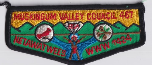 MUSKINGUM VALLEY COUNCIL 467/NETAWATWEES LODGE 424 51-81 | eBay