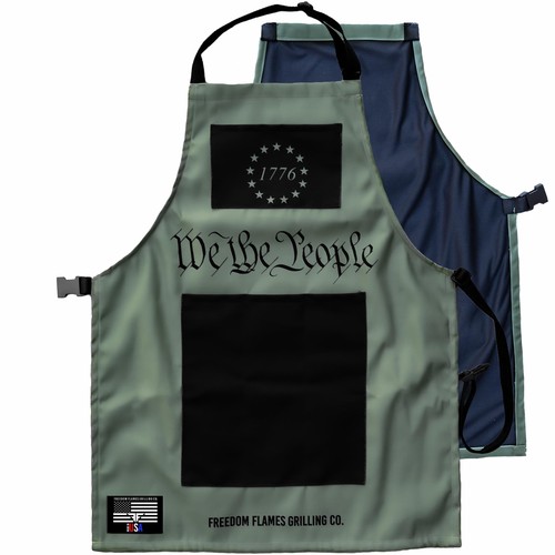 BBQ Grill Apron | Made in the USA | Kitchen Apron with Pockets ...