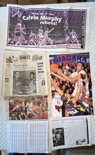 Niagara University Purple Eagles---Calvin Murphy Night 2/10/2009 | eBay