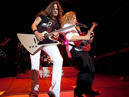 Dave Rude and Frank Hannon of Tesla at the Stars And Stripes Festi- Old ...