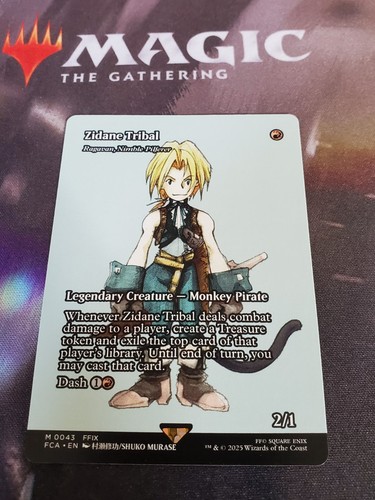 Mtg. Zidane Tribal. Showcase. Final Fantasy. Pack Fresh | eBay