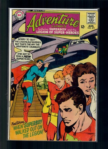 Adventure Comics #371 Superboy Legion of Super-Heroes Neal Adams Rules ...