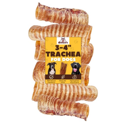 Beef Trachea - 3-4 Inch - 50 Pack - Trachea Treats for Dogs - Natural ...