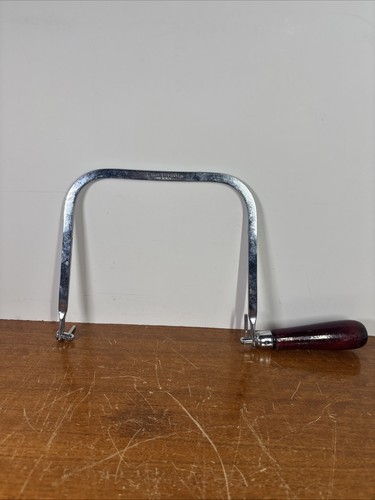 Vintage Craftsman Coping Saw Hack Saw Red Wood Handle USA Carpentry ...