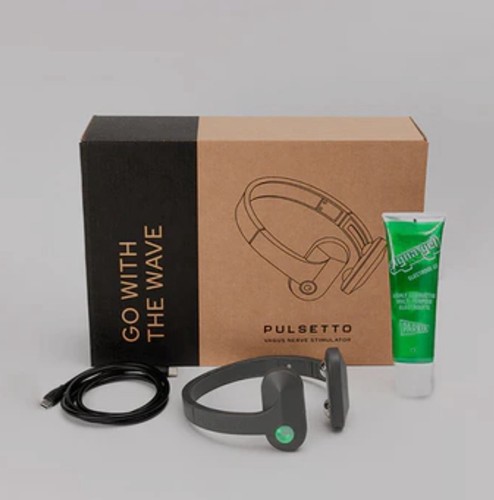 Pulsetto Vagus Nerve Stimulator Device w/Electrode Gel - Brand New w ...