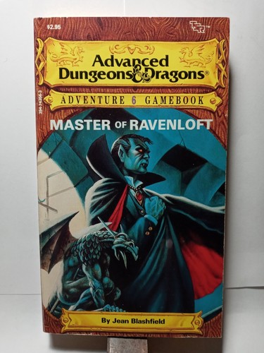 Master of Ravenloft Advanced Dungeons & Dragons Adventure 6 Gamebook 1st Print | eBay