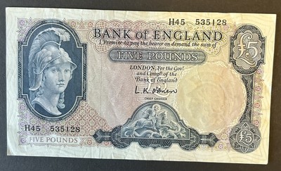 Bank Of England 5 Note for sale | eBay