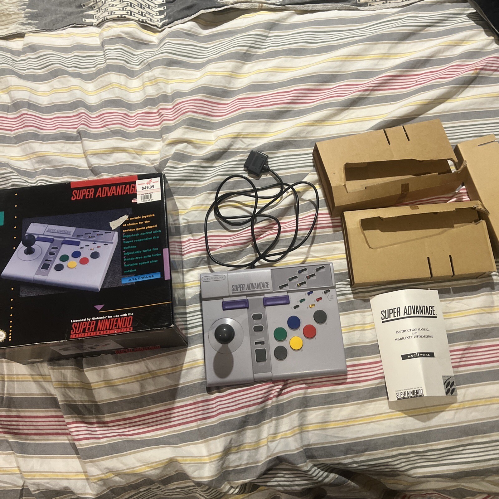 Super Advantage Controller Value - GoCollect (super-nintendo-super ...