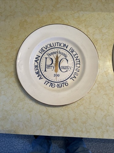 Collector Plate Perry County PA US Bicentennial Commemorative Plate | eBay