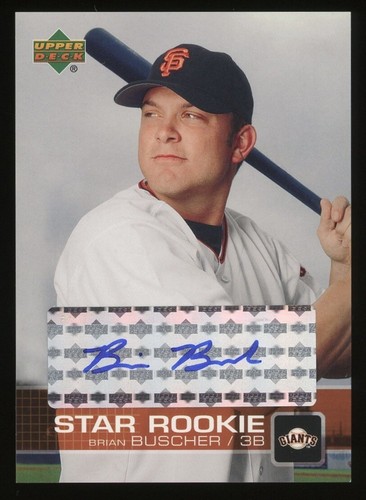 2003 Upper Deck Prospect Premieres Auto Brian Buscher #P14 Auto | eBay
