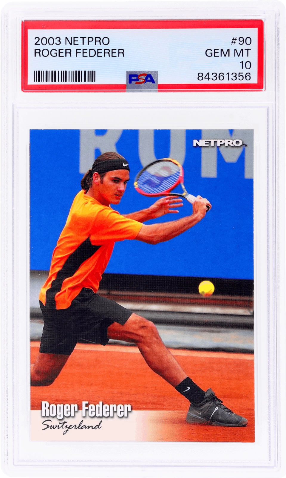 Roger Federer 2003 NetPro #90 Base SP PSA 10 Price Guide - Sports Card ...