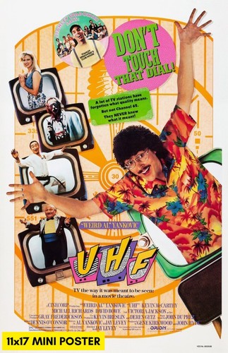 UHF (1989) Movie Poster 11x17 Comedy Weird Al Yankovic | eBay