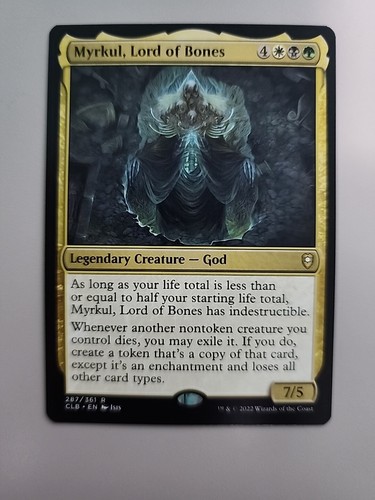 MTG Myrkul, Lord of Bones Commander Legends: Baldur's Gate 287/361 ...