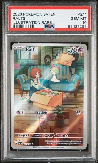 Ralts 2023 Scarlet & Violet #211/198 Illustration Rare Price Guide ...