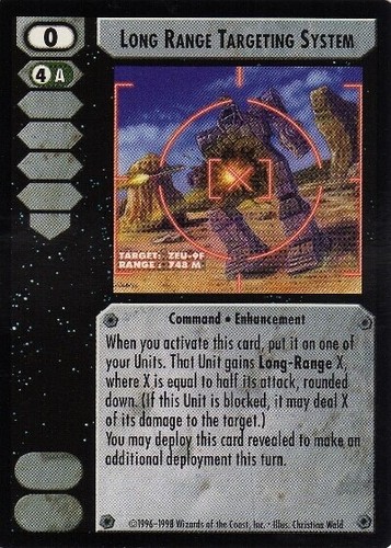 1x Long Range Targeting System - R Ungraded Commander's Edition ...