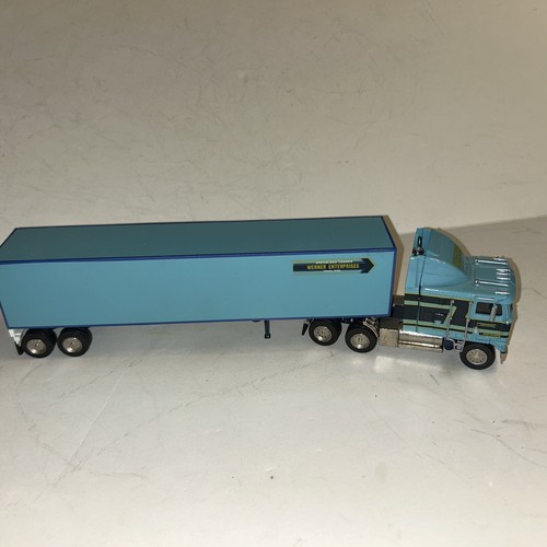 ASAM Smith Models Kenworth K100 Cabover with Van Trailer Werner ...