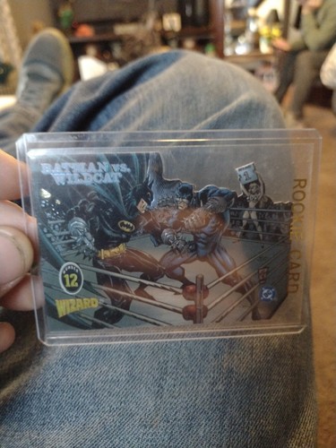 Batman vs Wildcat Promo Card #12 - Wizard Magazine Series 4 Chromium DC ...