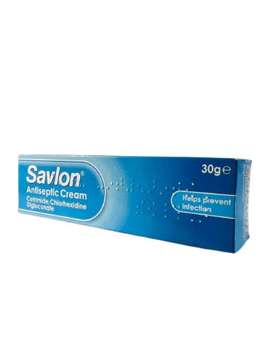 Savlon 30g Antiseptic Cream for Cuts, First aid Burns Scalds Blisters ...