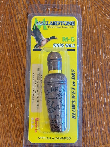 MALLARDTONE M5 WORLD CHAMPION SINGLE REED DUCK CALL - MALLARD TONE M-5 ...