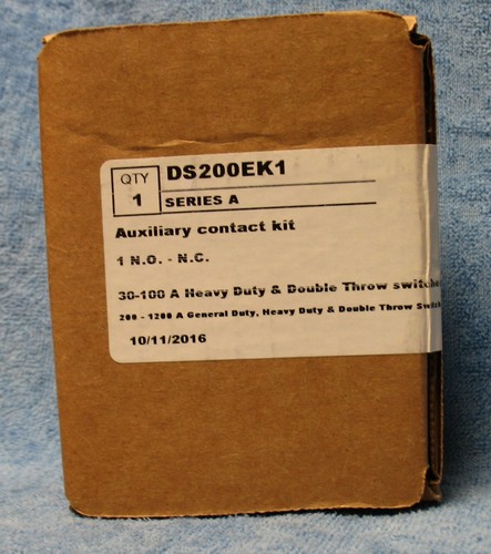 EATON DS200EK1 Auxiliary Contact Kit. FACTORY BOX | eBay