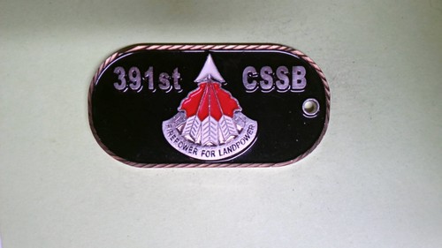 CHALLENGE COIN OLDER 391ST CSSB COMBAT SERVICE SUPPORT BATTALION LTC ...