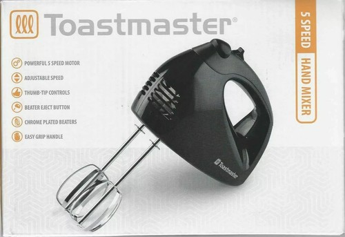 Toastmaster 5 Speed Hand Mixer TM-108HMKL Brand New See Description | eBay