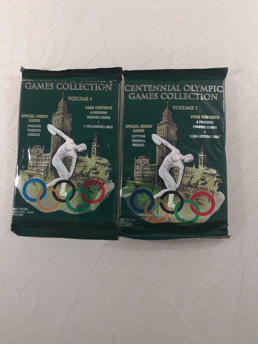 2 packs CENTENNIAL OLYMPIC GAMES COLLECTION VOLUME 1 TRADING CARDS 1996 ...