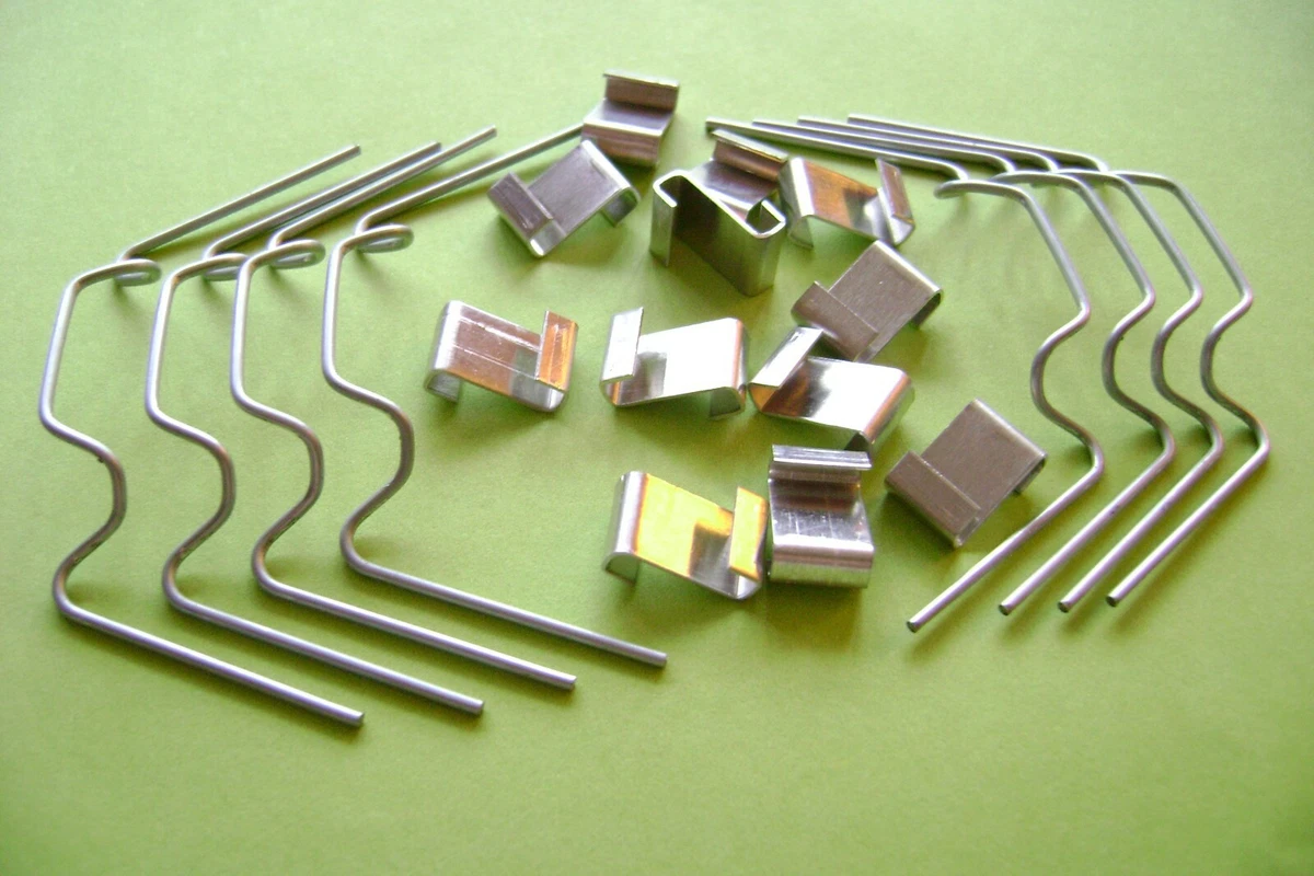 Greenhouse Accessories Clips For Greenhouse Glass Glazing 100 W & 100 Z ...