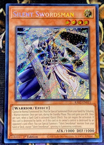 Yugioh - Silent Swordsman Holographic Secret Rare 1st Edition | eBay