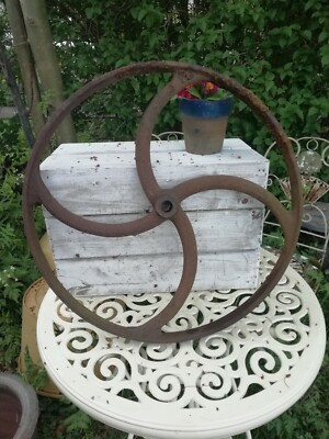 Antique Cast Iron Garden Wheels for sale | eBay UK