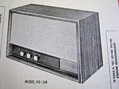 WESTINGHOUSE HS-134 & HS-135 AUDIO AMPLIFIER PHOTOFACT | eBay