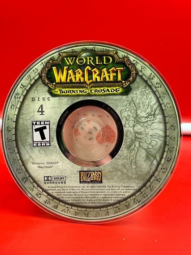 2006 CD WOW World OF Warcraft The Burning Crusade Blizzard Disc 4 | eBay