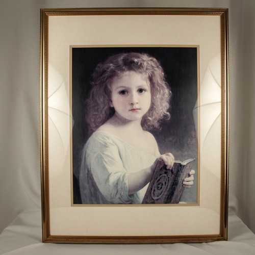 Orphan Girl with Bible in Chamber Scene Print Size 29.5"L x 23.5"W | eBay