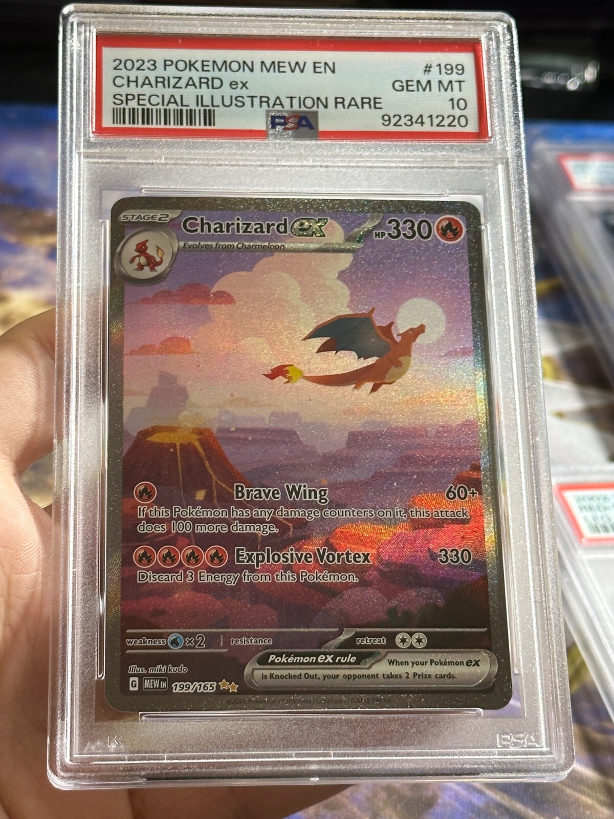 Charizard ex 2023 Scarlet & Violet: 151 #199/165 Special Illustration ...