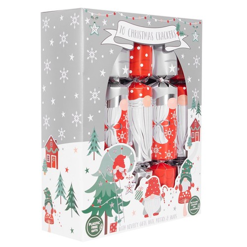 10 Pack Family Christmas Crackers 30cm - Gonk XM6928 for sale online ...
