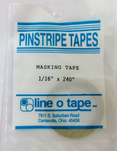LINE O TAPE 1/16" X 240" MASKING TAPE | eBay