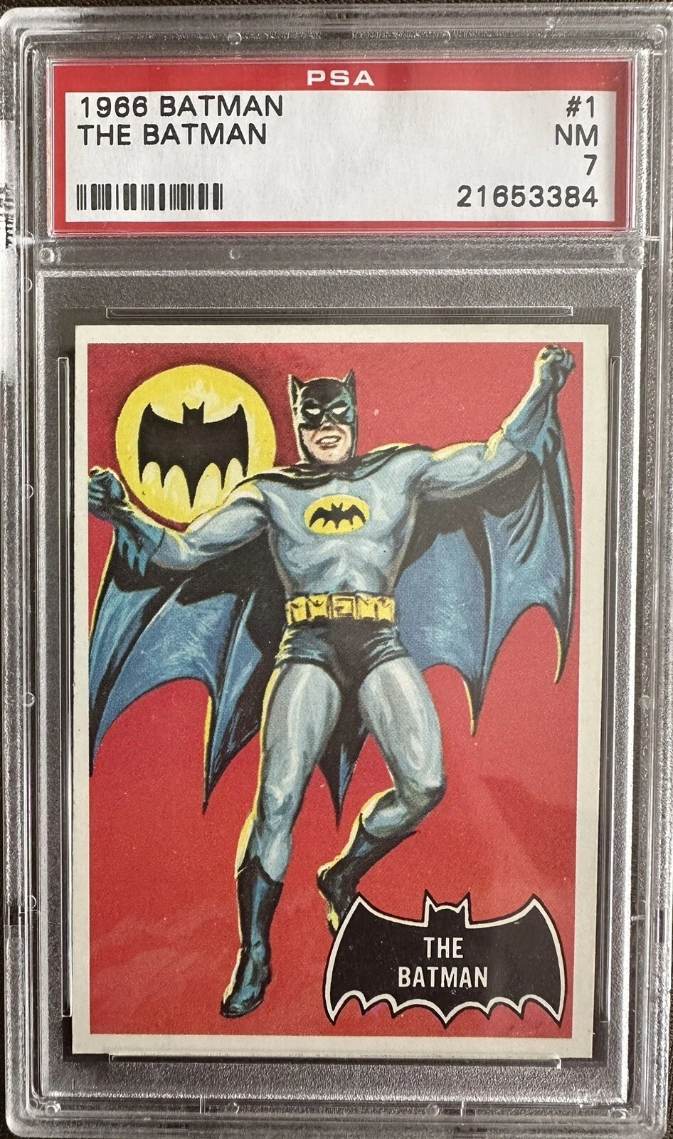 Batman 1966 Topps Batman Black Bat Base #1 Price Guide - Sports Card ...