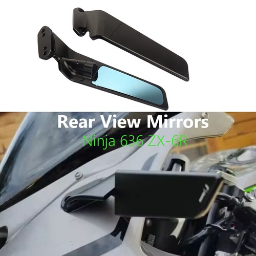 Ninja 636 2024 Motorcycle Rear View Mirrors For Kawasaki ZX-6R 2019-2024 2023 | eBay