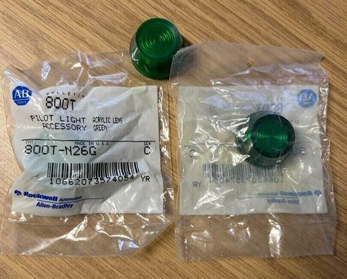 Allen Bradley 800T-N26G Series C Green Pilot Light Accessory Lot of 3 ...