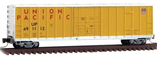 Micro Trains ~ Z Scale ~ Union Pacific #491112 ~ 50' Rib-Side Boxcar ...