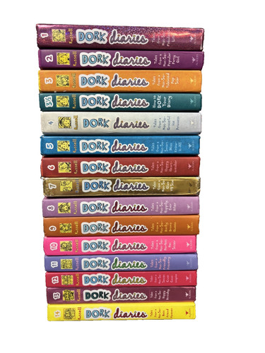 Dork Diaries Complete Set Volumes 1-14 Hardcover By Rachel Renée ...