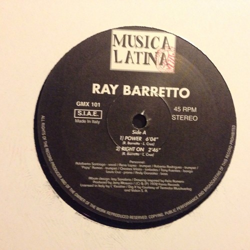 RAY BARRETTO • Power • Vinile 12 Mix • GMX 101 | eBay
