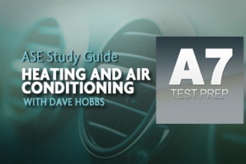 ASE A7 Test Prep Heating and Air Conditioning w. Dave Hobbs / DVD ...