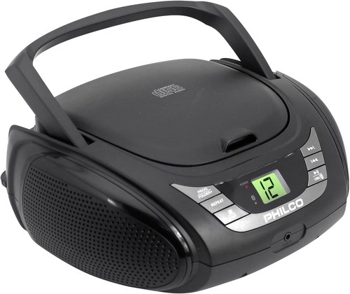 Philco Portable Bluetooth Boombox with CD Player | CD Player is ...