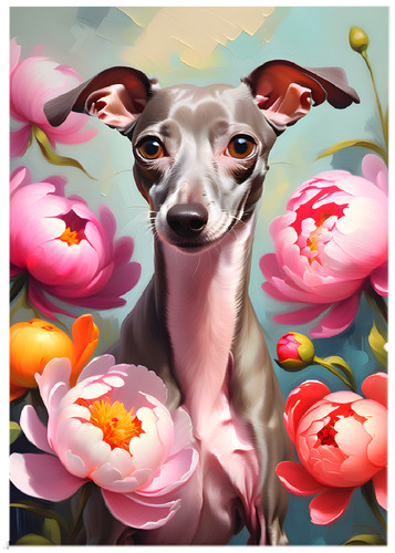 ITALIAN GREYHOUND DOG * Custom ACEO * NOVELTY * JUST DOGS * Art Card ...