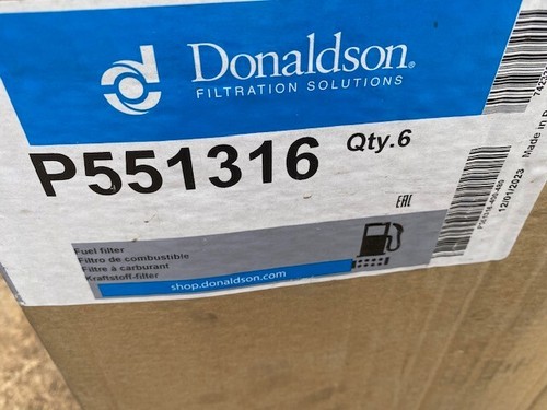 (6 PACK) Genuine Donaldson Fuel Filter P551316 | eBay