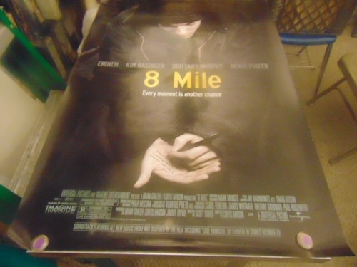 8 MILE/ORIG. ONE SHEET MOVIE POSTER (EMINEM/KIM BASINGER/BRITTANY ...