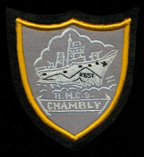 Royal Canadian Navy HMCS CHAMBLY RCN Patch S-22 | eBay